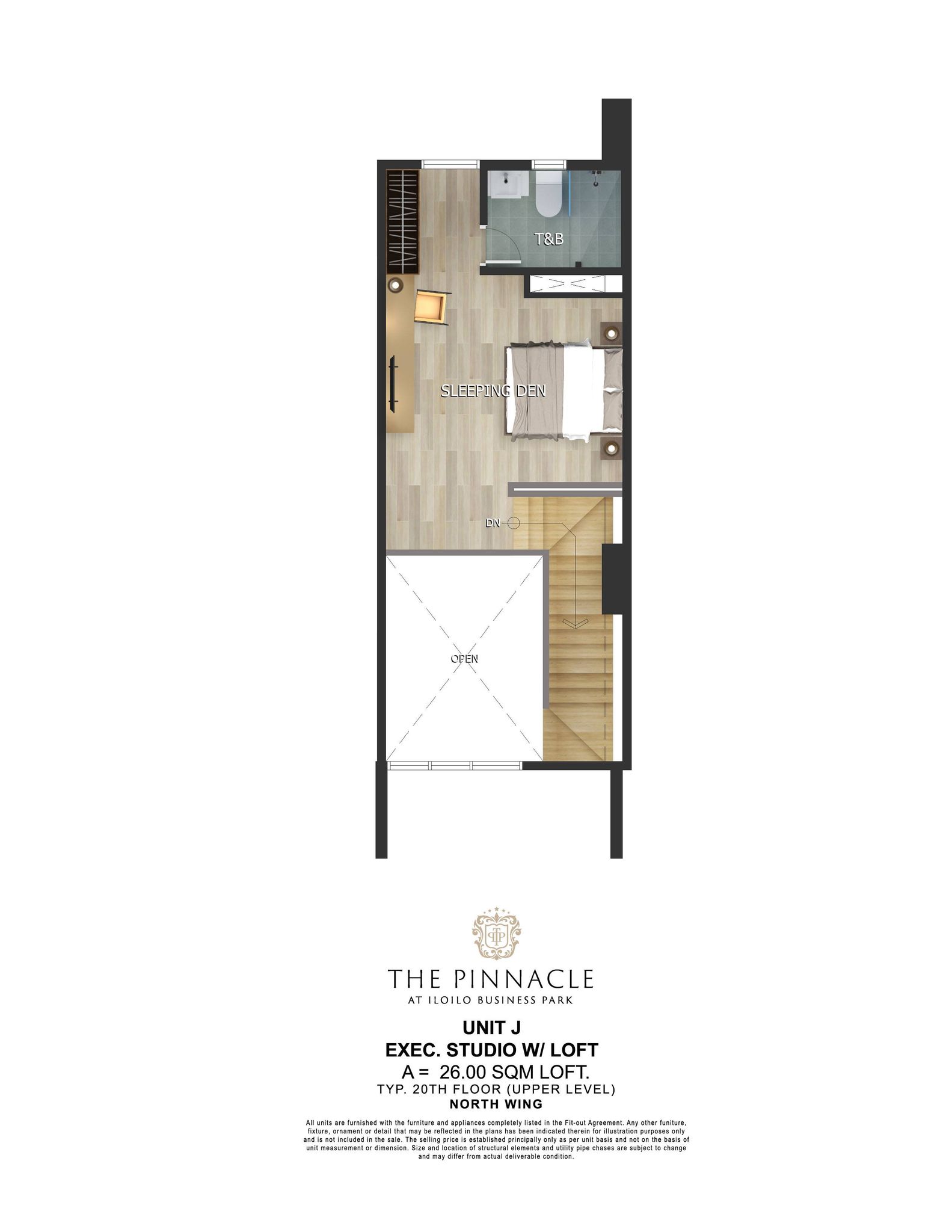 LOFT-Executive-Studio-73sqm-Layout02 - Iloilo Condominiums